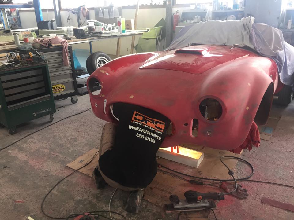 corvette c1, polyester reparatie, polyester auto